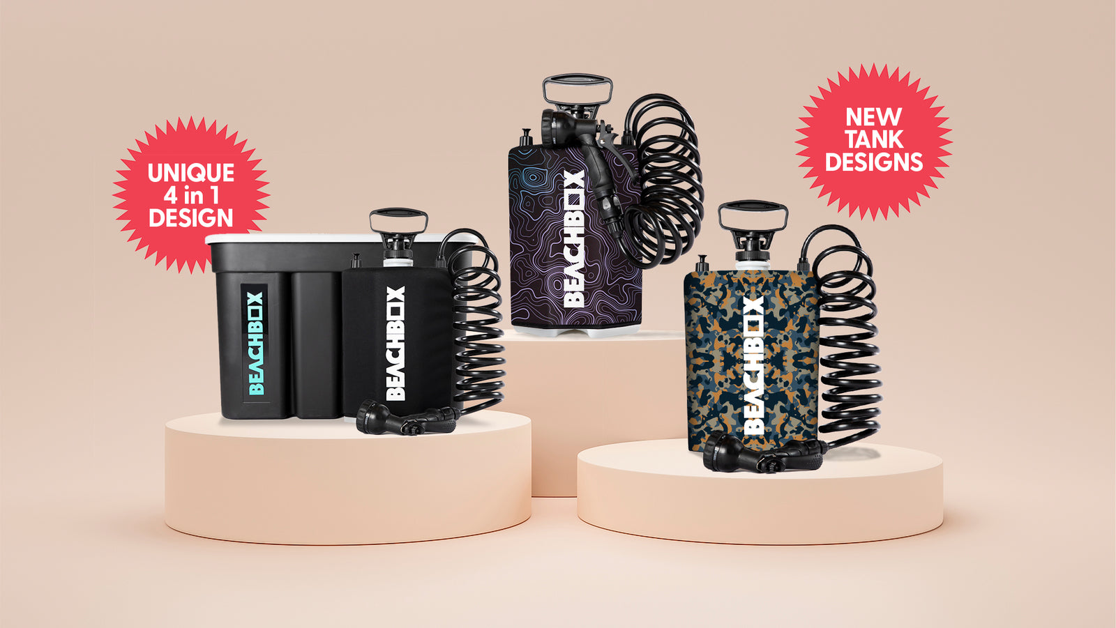 BeachBox Portable Shower & Storage Box